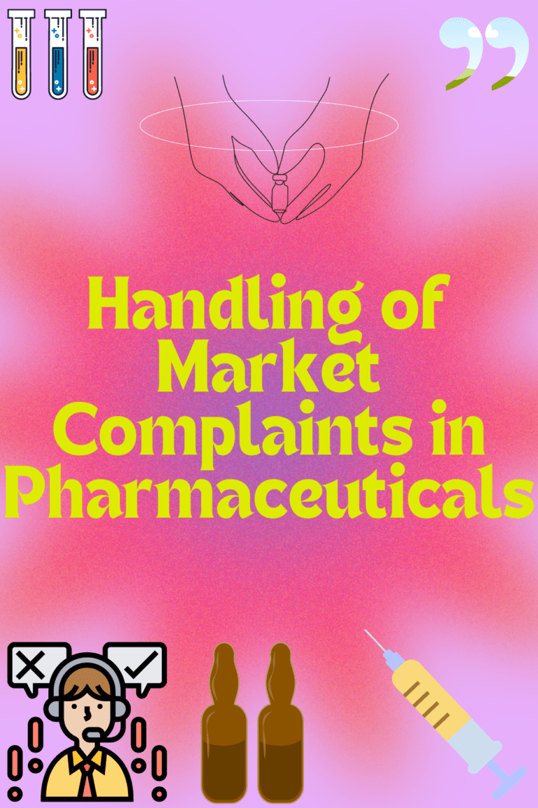 Handling Of Market Complaints In Pharmaceuticals 2023 » Flair Pharma ...
